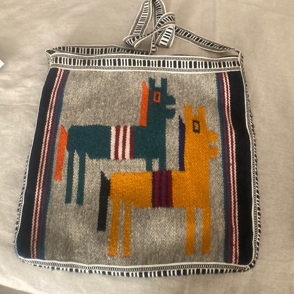 Bags | Peruvian 10 Alpaca Crossbody Tote Bag | Poshmark